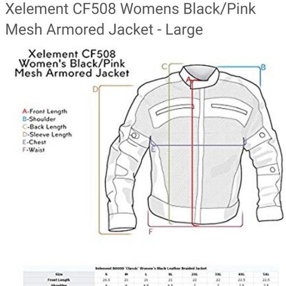Xelement | Jackets & Coats | Nwt Xelement Mesh Armored Motorcycle ...